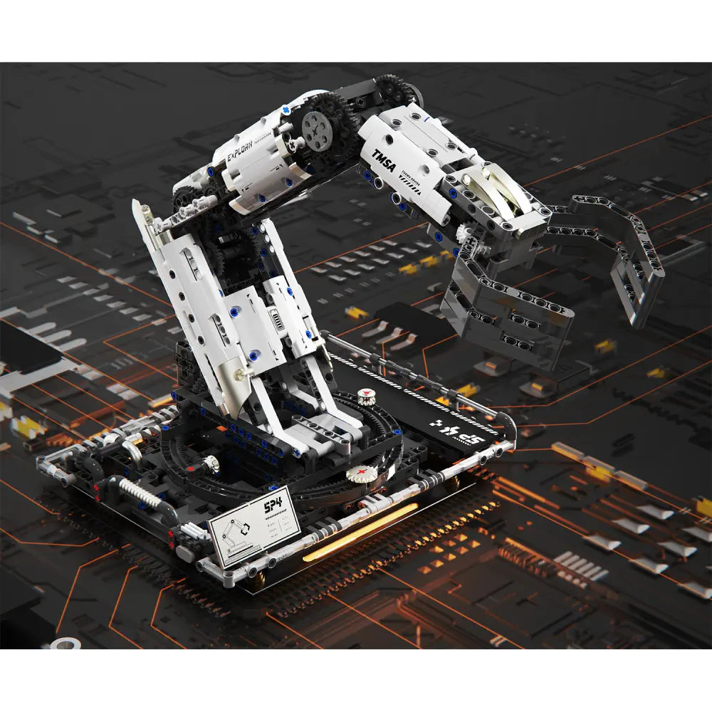 Multi-Axis STEM Collaborative Mechanical Arm Brick Construction Kit ...