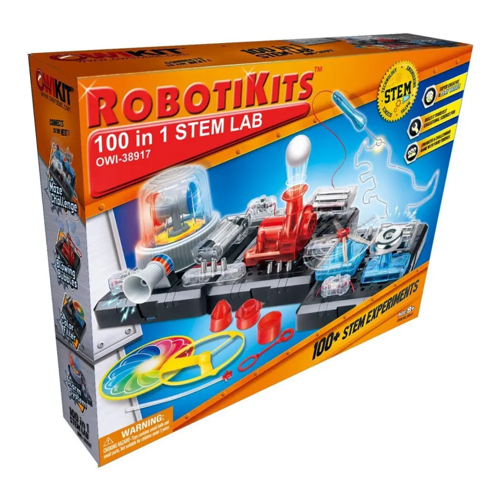 OWI RobotiKits 100-in-1 STEM Lab - RobotShop