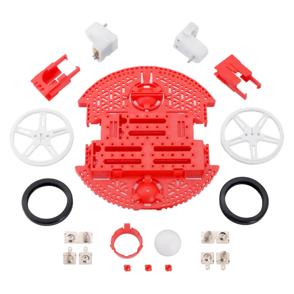 Pololu Romi Chassis Kit - Rot - RobotShop