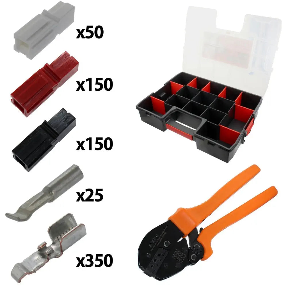 AndyMark Powerpole Starter Kit w/ Connection Parts & Tool - RobotShop