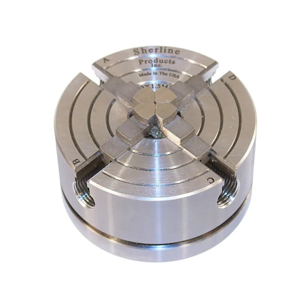 Sherline 3.1″ 4-Klauwen Onafhankelijk Chuck – ER-16 Draad - RobotShop