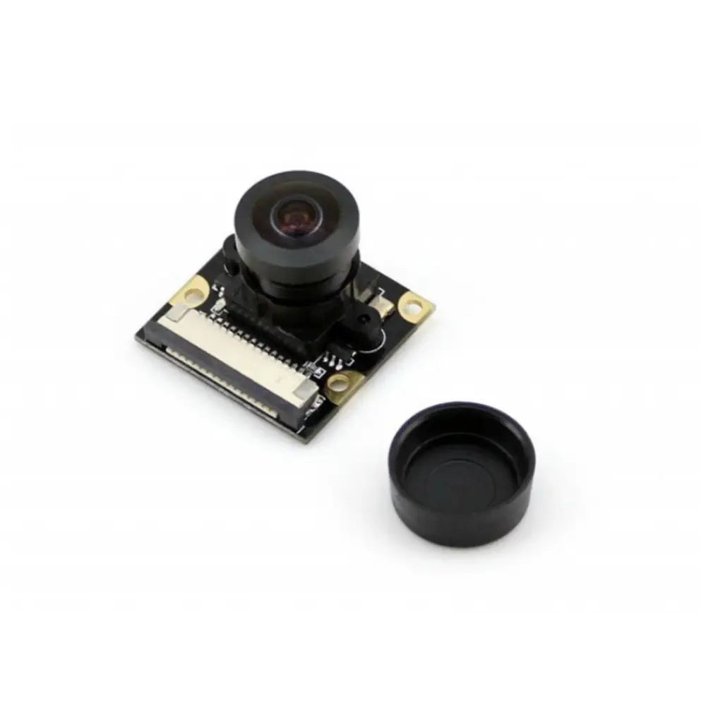 Raspberry Pi Camera Module w/ Fisheye Lens and Night Vision - RobotShop