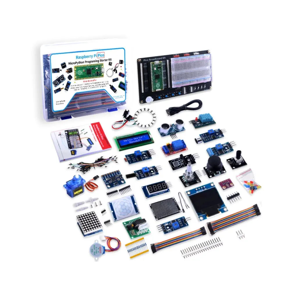Raspberry Pi Pico MicroPython Sensor & Programming Kit - RobotShop