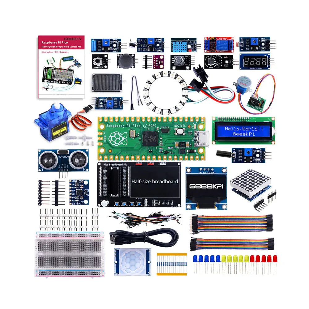 Raspberry Pi Pico MicroPython Sensor & Programming Kit - RobotShop