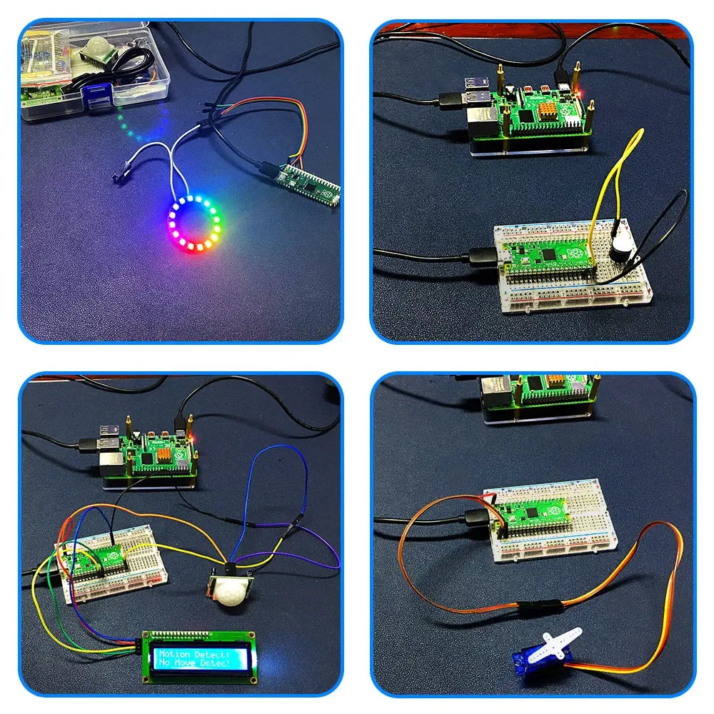 GEEEKPi Raspberry Pi Pico Kit de Démarrage (MicroPython) - RobotShop
