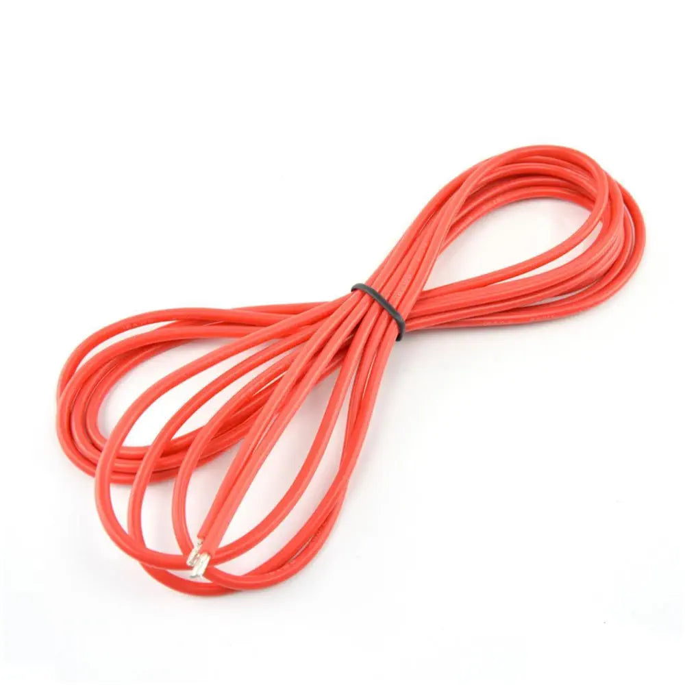 Red Silicon Wire AWG16 (3m) - RobotShop