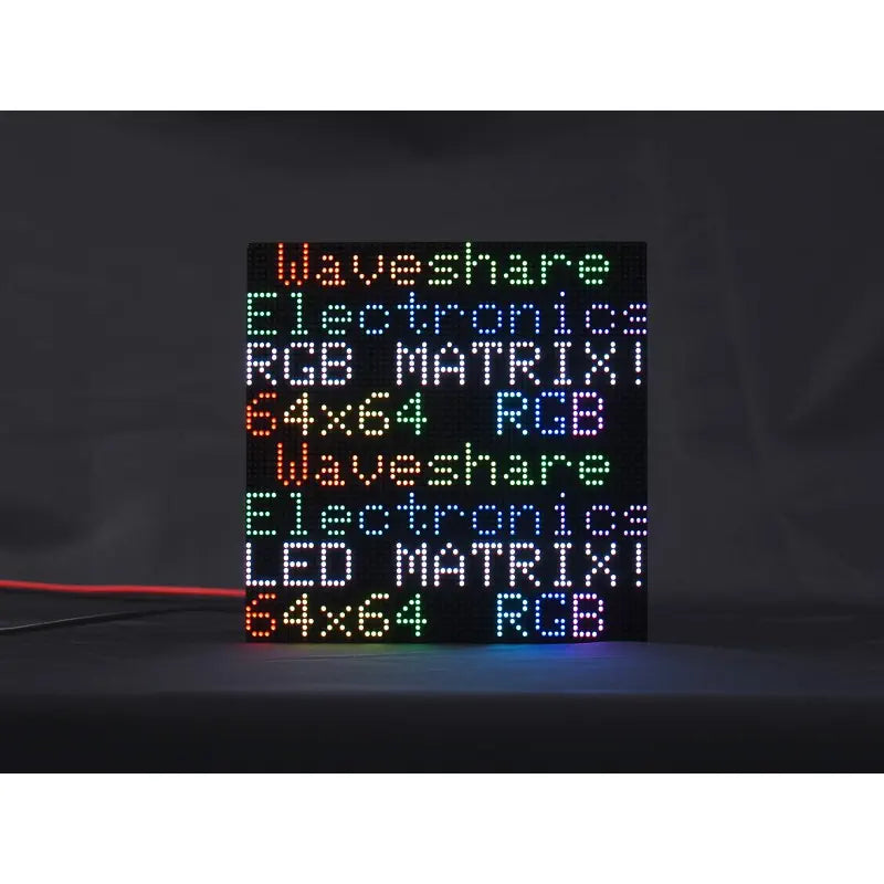 RGB Full-Color LED Matrix Panel, 2mm Pitch, 64x64 pixels, Adjustable ...