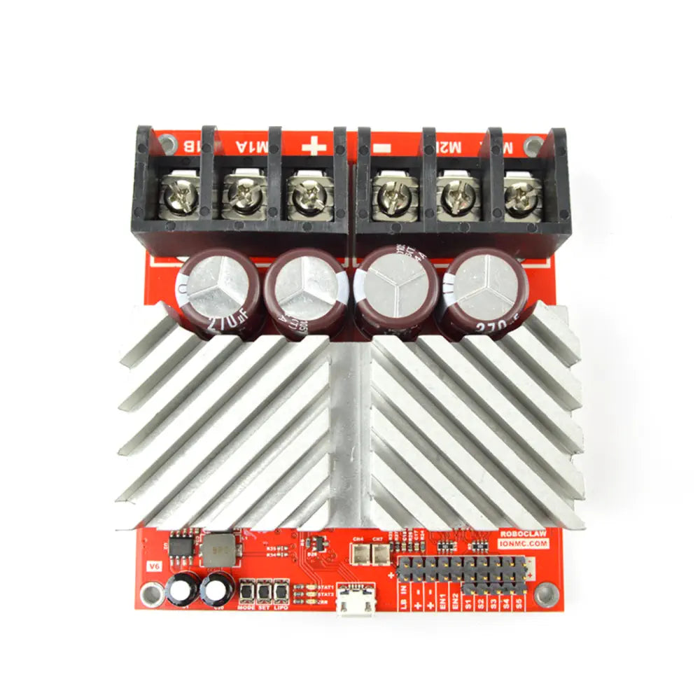 RoboClaw 2x60A, 6-34VDC Regenerative Motor Controller - RobotShop