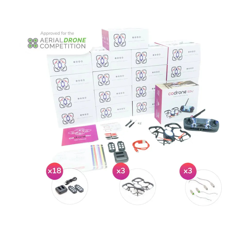 Robolink CoDrone EDU - Classroom 18 Pack w/ PD - RobotShop