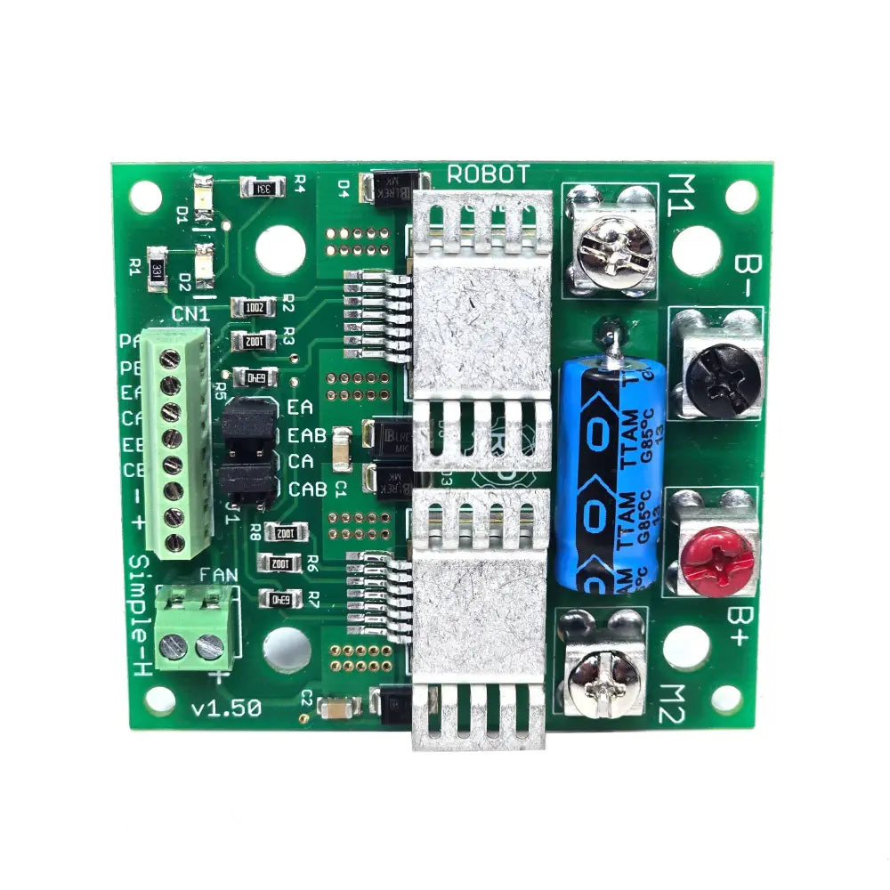 Robot Power Simple-H Dual Channel H-Bridge Controller 20A, 5-28V for 3 ...