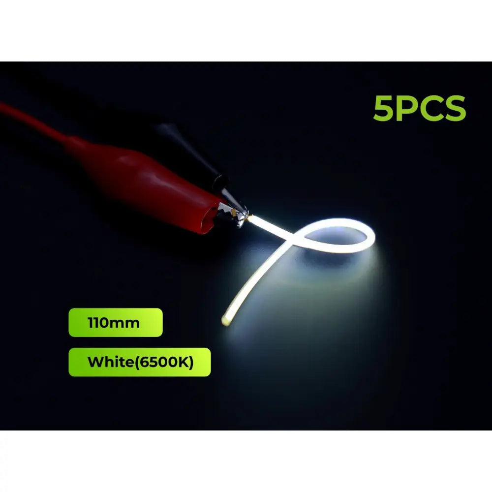 SeeedStudio Single Ended COB LED Strip - White (6500K) 110mm (5pcs ...