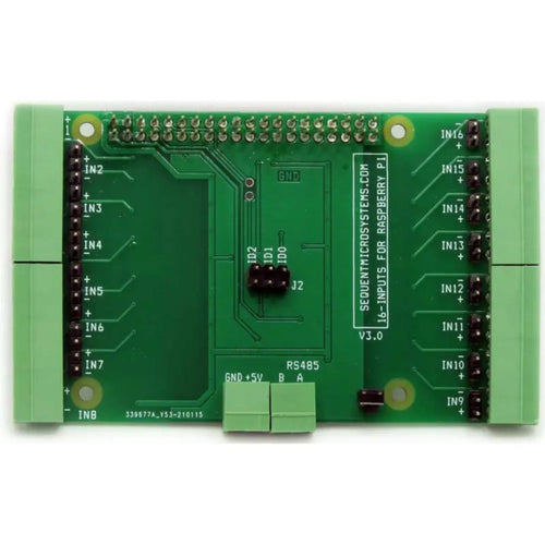 Sequent Microsystems 16 Universal Inputs 8 Layer Stackable Hat For
