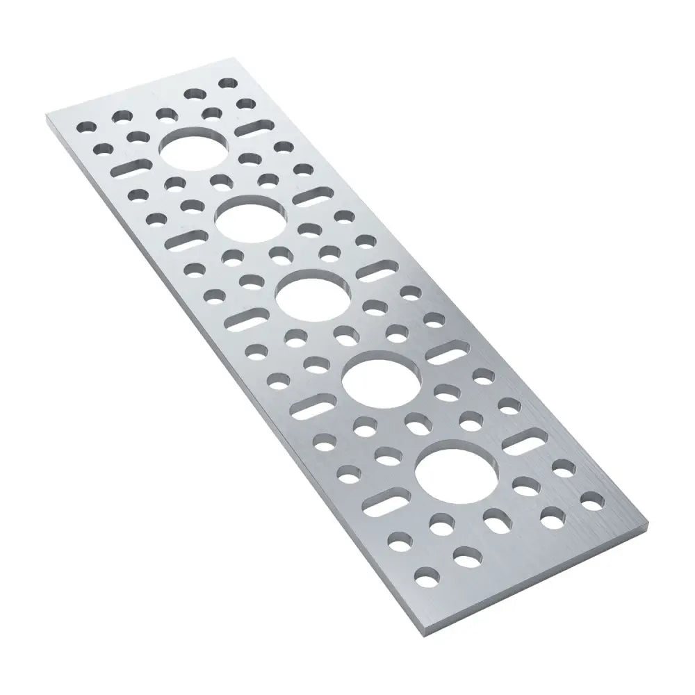 ServoCity 1123 Series Pattern Plate (1 x 5 Hole, 43 x 144mm) - RobotShop