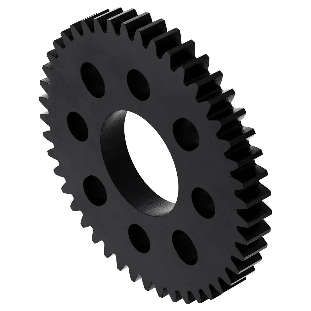 ServoCity 45 Tooth Hub-Mount Gear (MOD 0.8, 4mm Thick Acetal) - RobotShop
