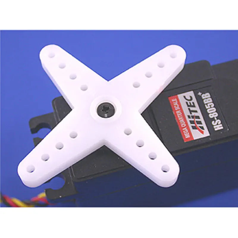 ServoCity Gaint Scale Servo X-Horn (D15T Spline) - RobotShop