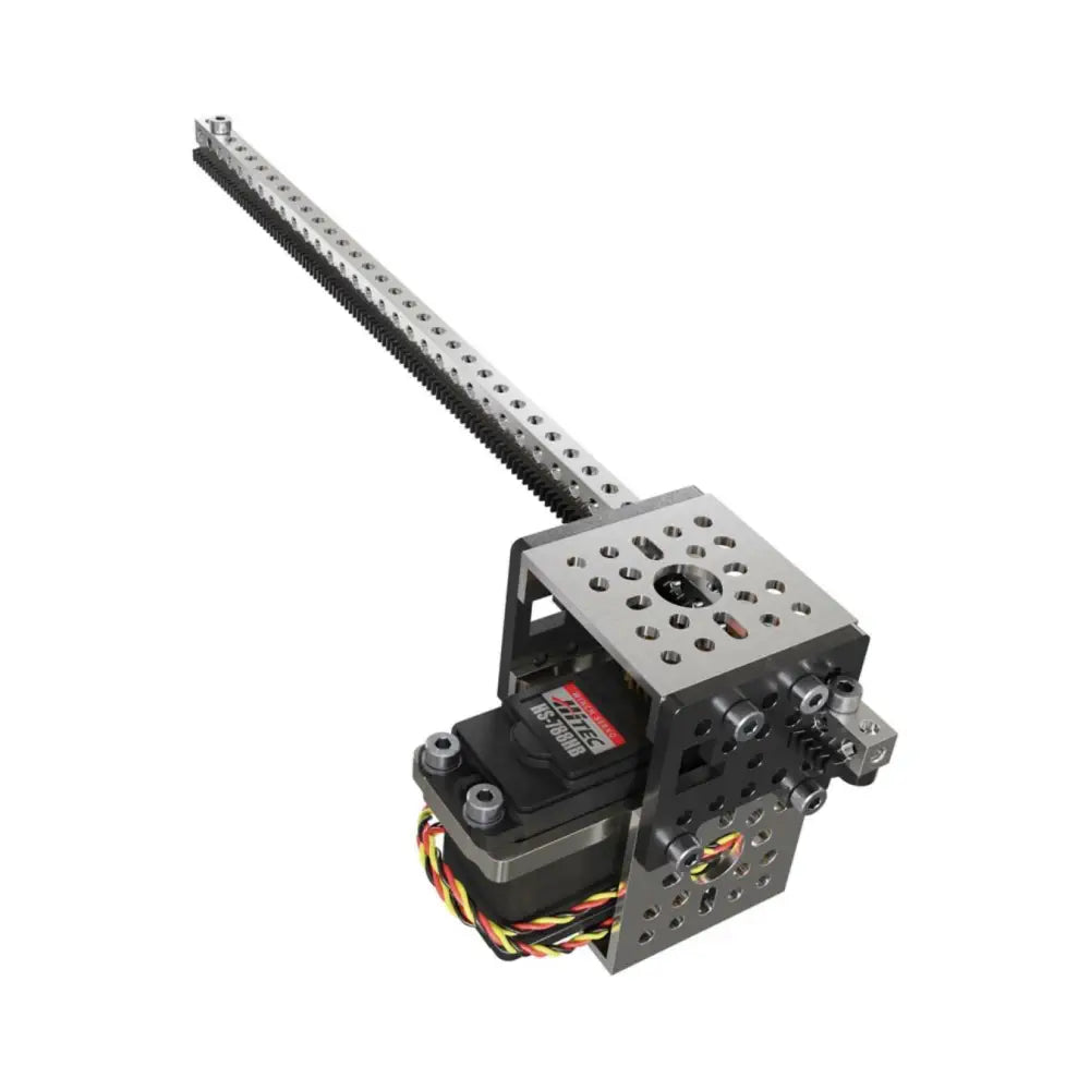 Servocity Servo-Driven Gear Rack Kit (Hitec HS-788HB Servo, Single Gear ...