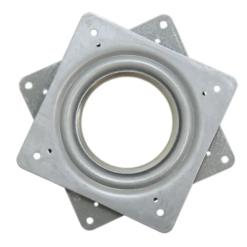 ServoCity 4" Square Ball Bearing Turntable (110lb Capacity) - RobotShop