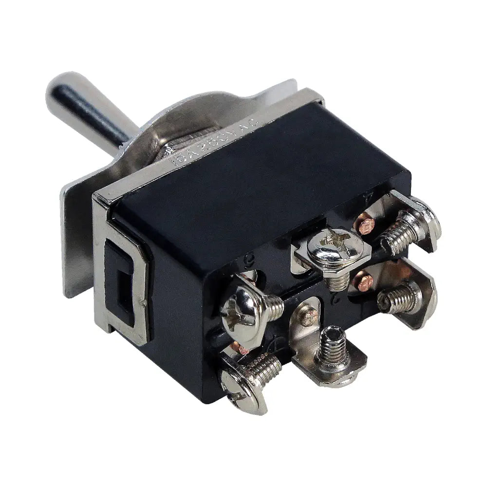 ServoCity DPDT Heavy Duty Latching Toggle Switch (Center Off) - RobotShop