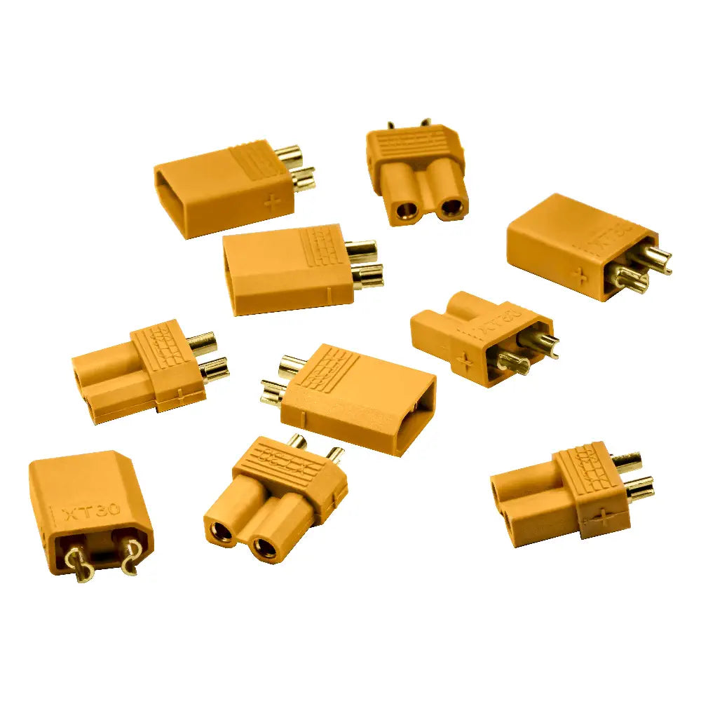ServoCity Male XT30 & Female XT30 Connectors (5-Pair) - RobotShop