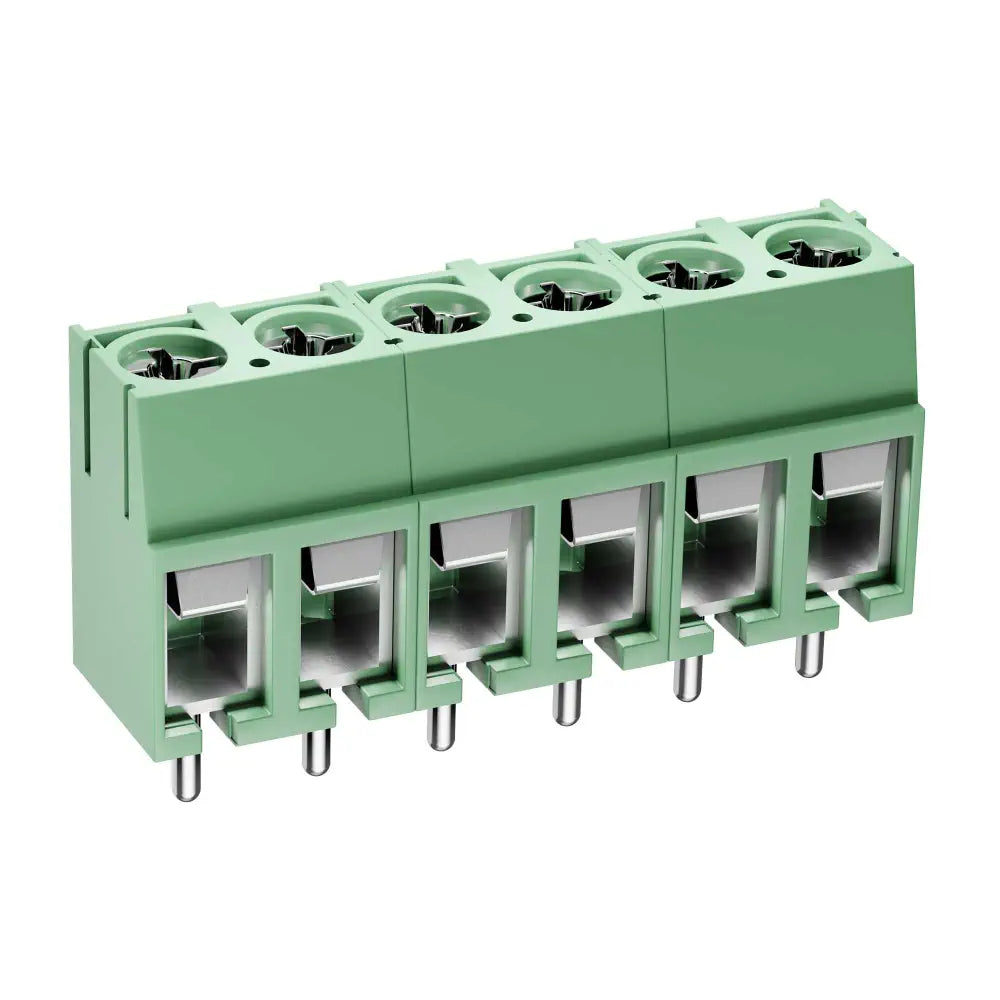ServoCity Screw Terminal Block (5mm Pitch, M3 Thread, 2 Poles, 250V ...