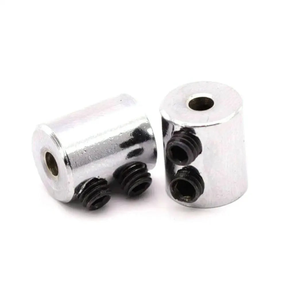 JSumo Set Screw Shaft Coupler 3mm to 3mm (Pair) - RobotShop