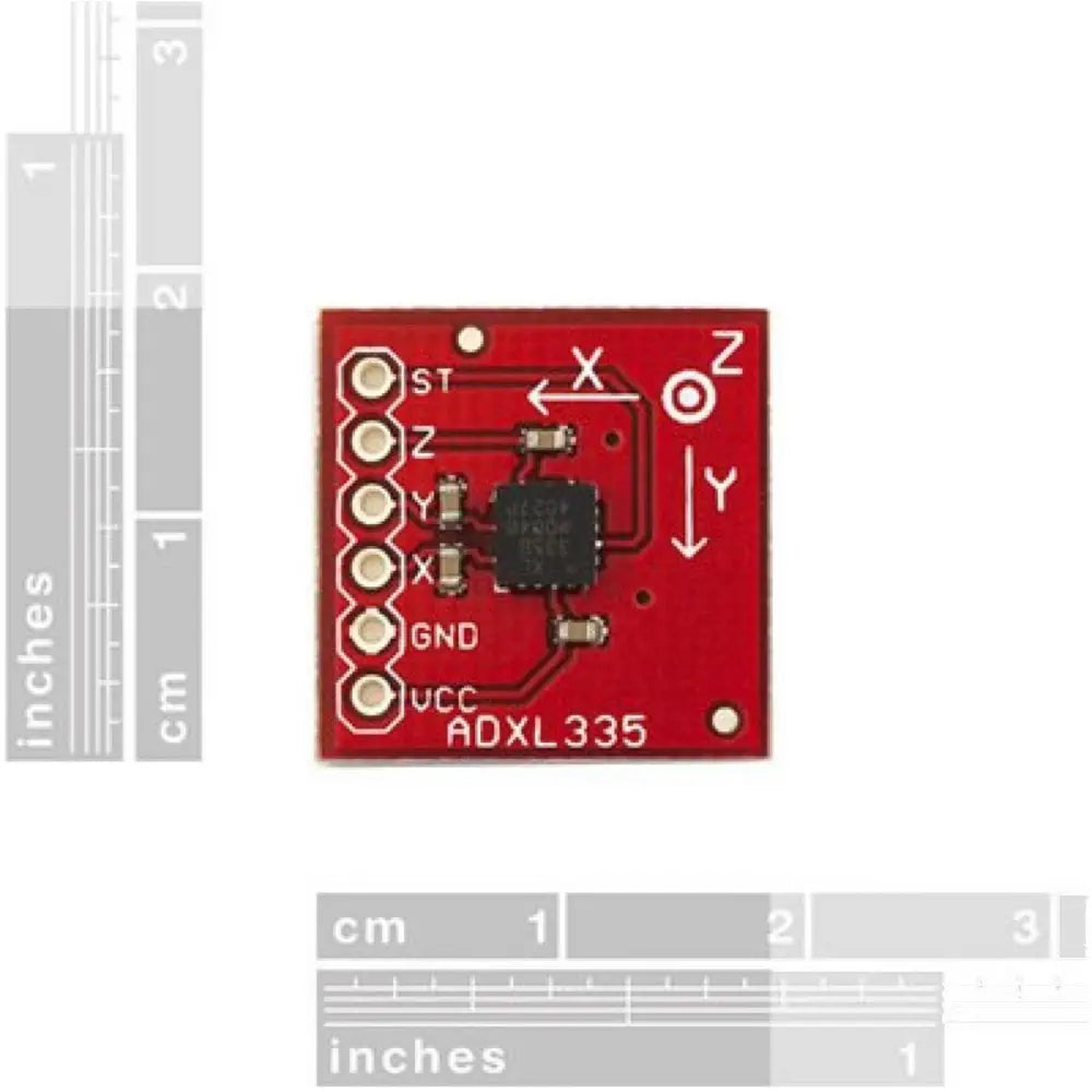 ±3g Triple Axis Accelerometer Breakout Board (ADXL335) - RobotShop