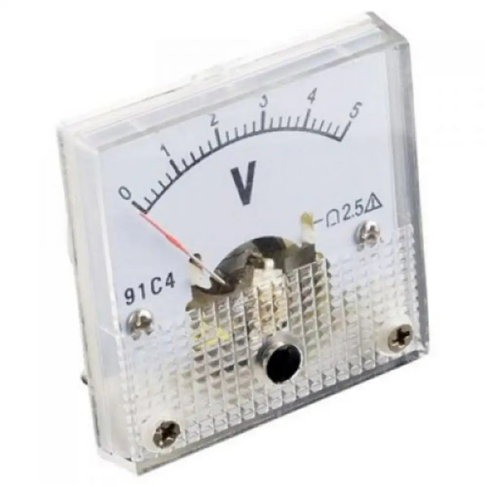 SFE Analog Voltage Panel Meter - 0 to 5V - RobotShop