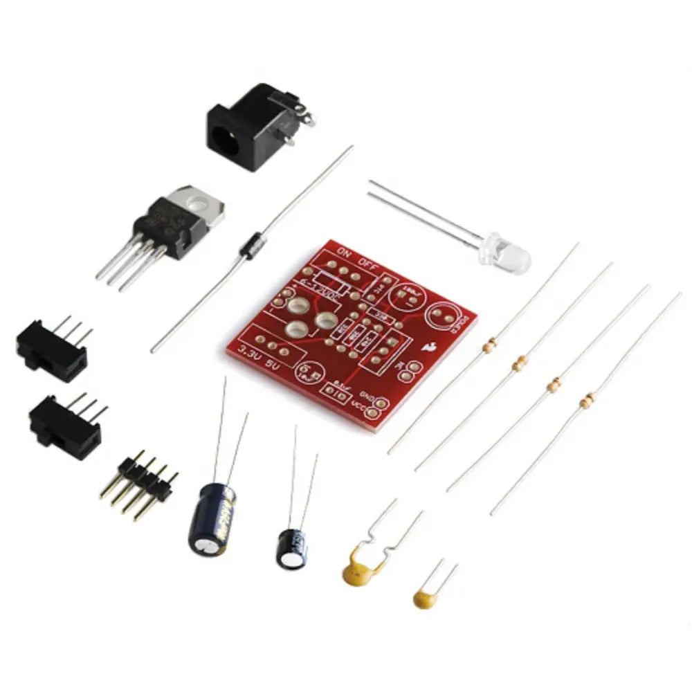 Breadboard Power Supply Kit 5V/3.3V - RobotShop