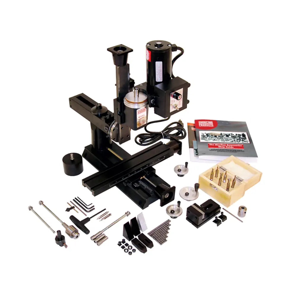 Sherline 14-Inch 8-Direction Benchtop Mill Package A CNC Ready (Inch ...