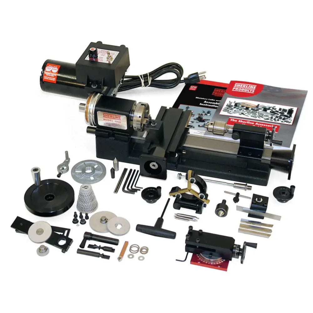 Torno De Mesa Sherline 8 Pulg Paquete C Cnc Ready Pulg Eu Robotshop