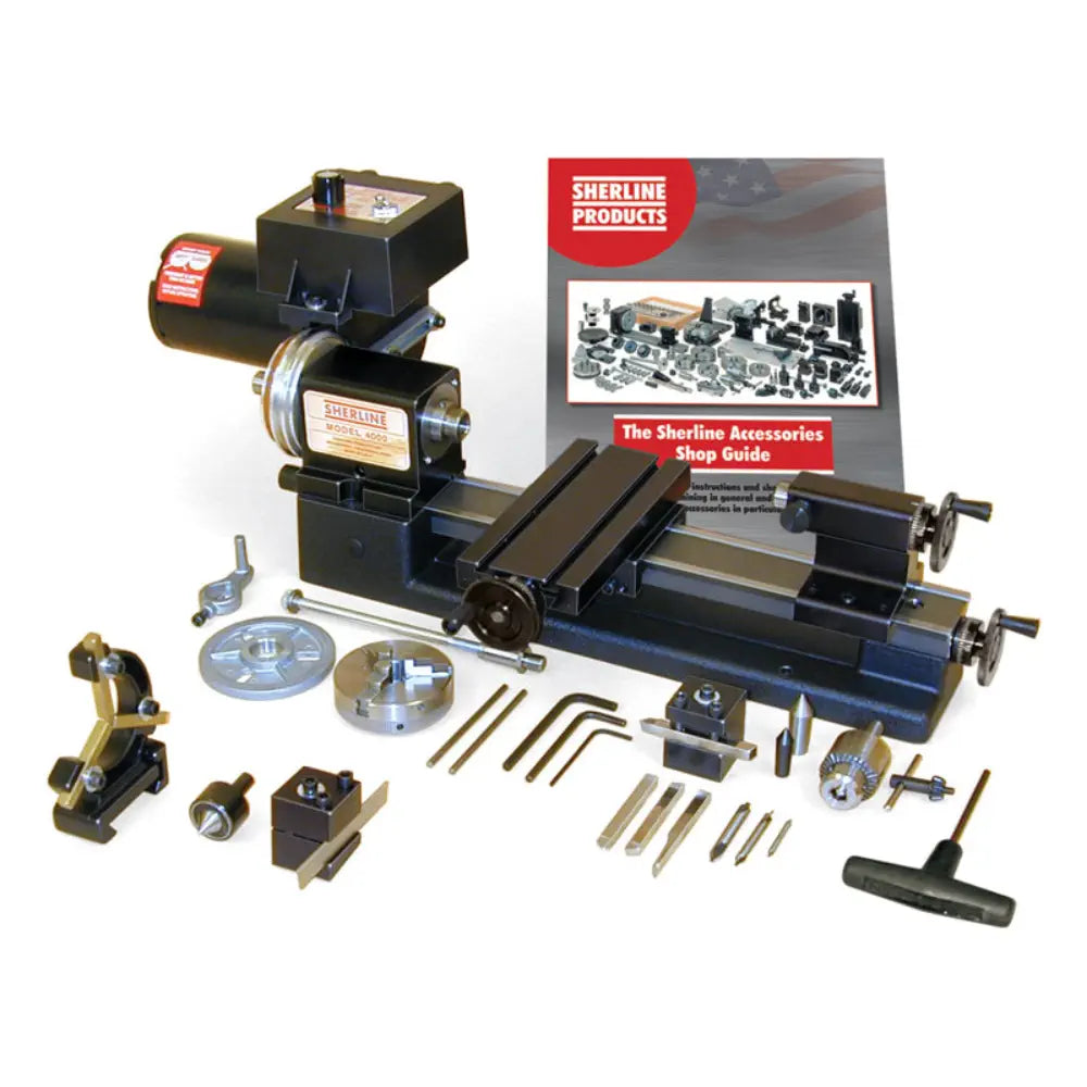 Sherline Manual 8 Inch Tabletop Lathe Package B Metric Eu Robotshop