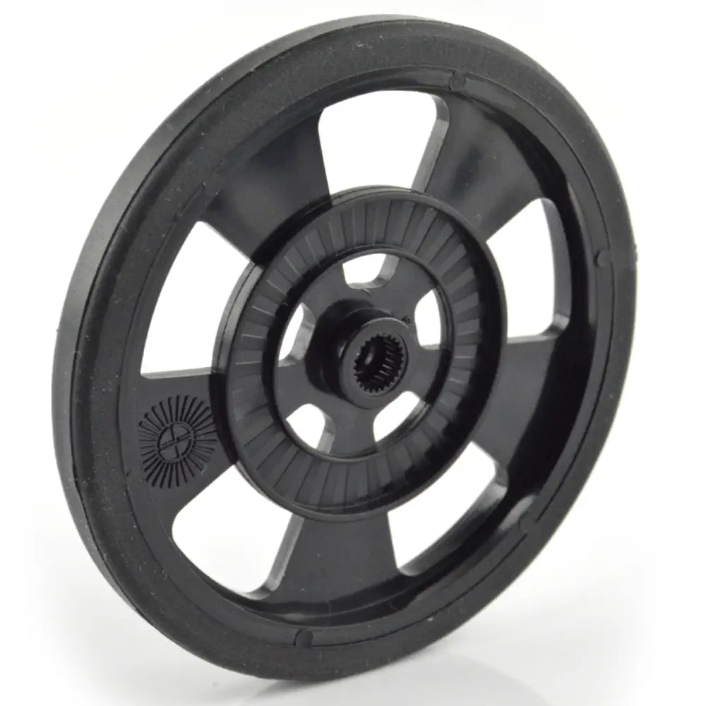 SW 2-5/8" Diameter Servo Wheel (Black) - RobotShop