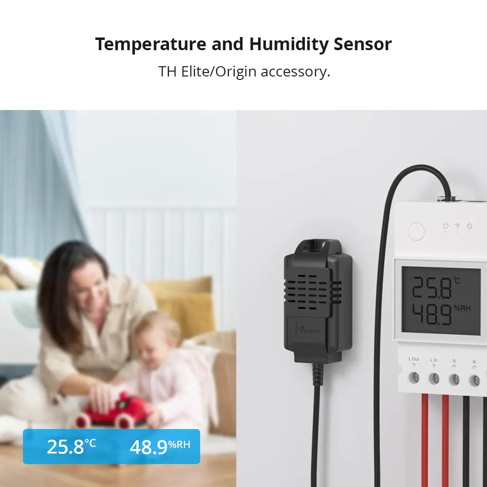 SONOFF THS01 Temp & Humi Sensor - RobotShop