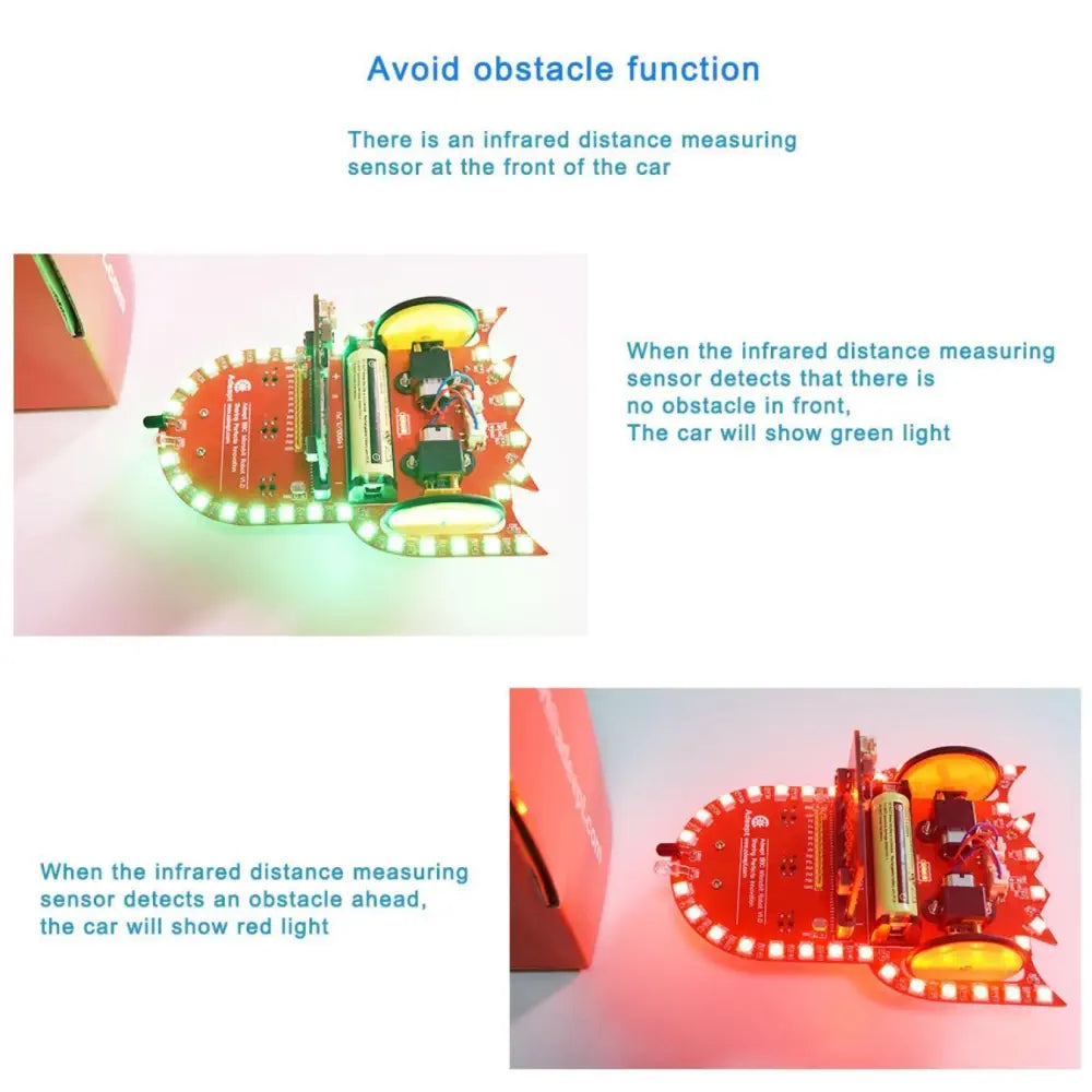 Kit de Auto Robot Inteligente Starry:bit de Adeept c/ BBC micro:bit ...