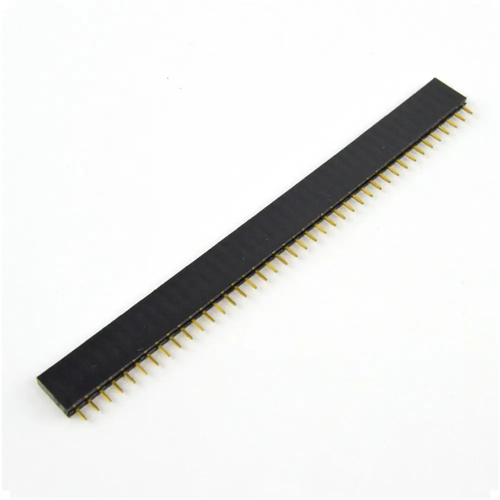 Straight Female Headers (1 x 40) - RobotShop