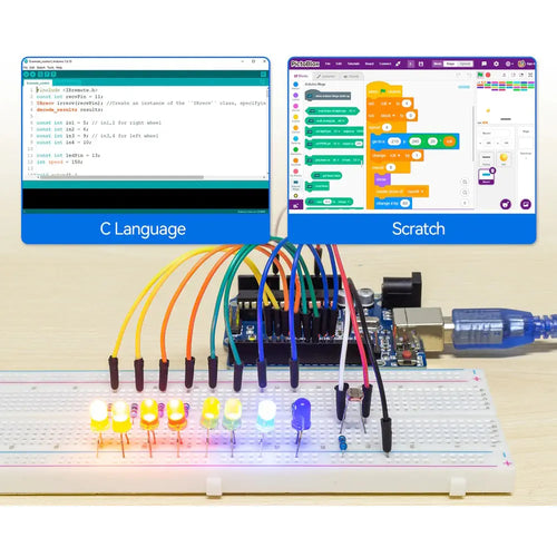 Sunfounder 3 In 1 Starter Kit For Arduino Uno Intermediate Level