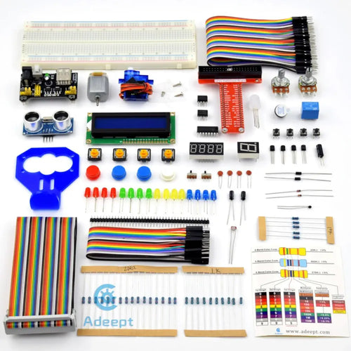 Adeept Ultrasonic Distance Sensor Starter Kit For Raspberry Pi Robotshop