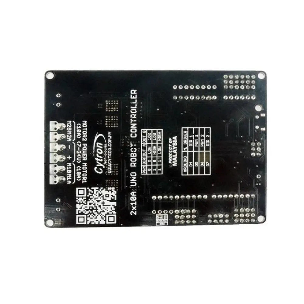 Cytron 2-channel 10A UNO Robot Controller - RobotShop