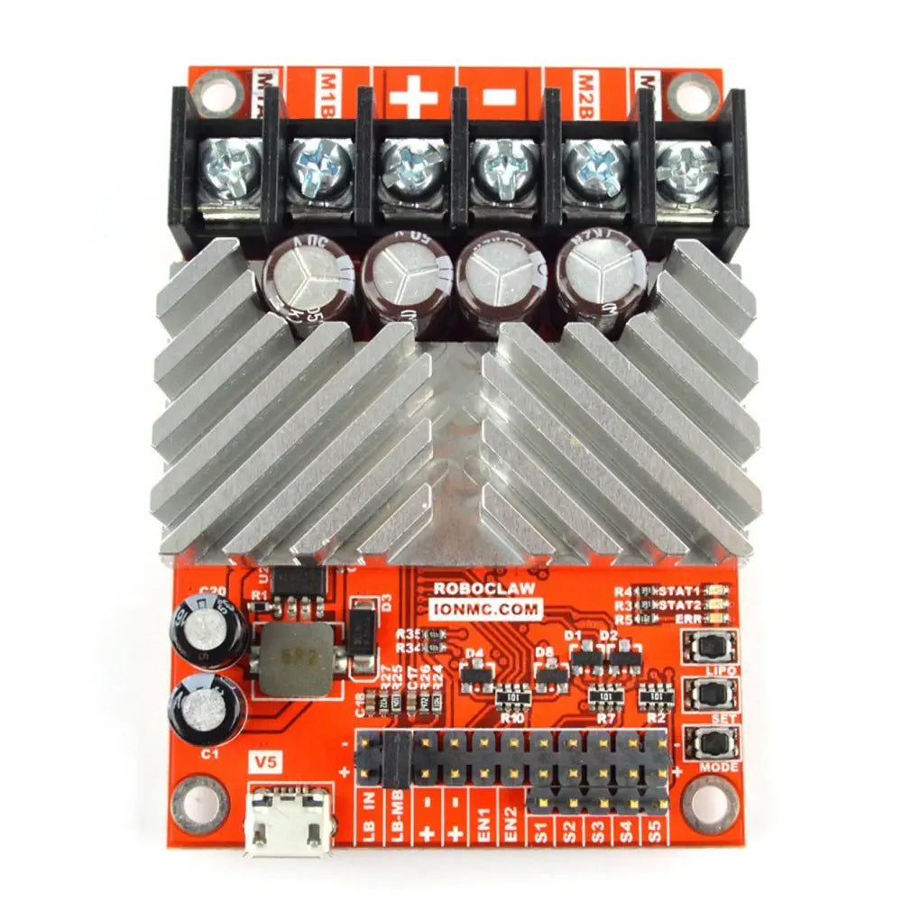 RoboClaw 2x15A, 6-34VDC Regenerative Motor Controller - RobotShop