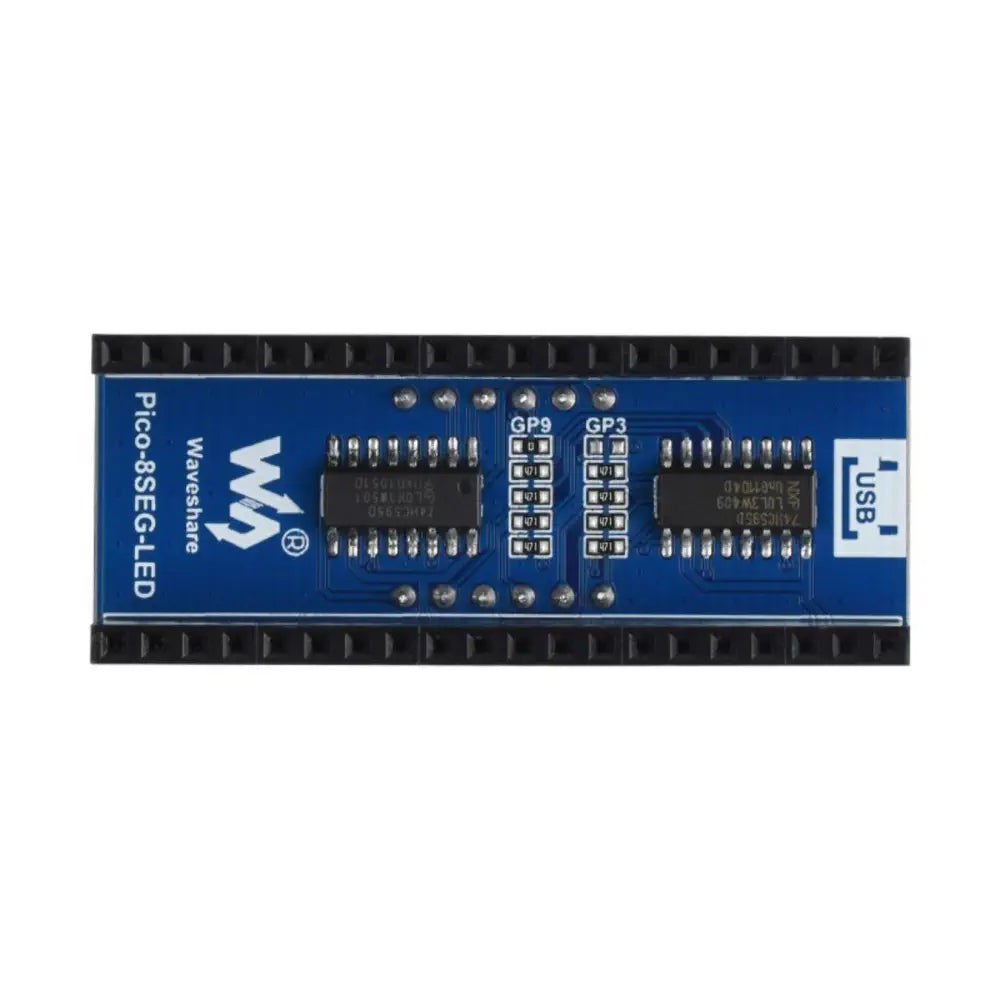 Waveshare 4-digit 8-segment SPI Display Module for Raspberry Pi Pico ...