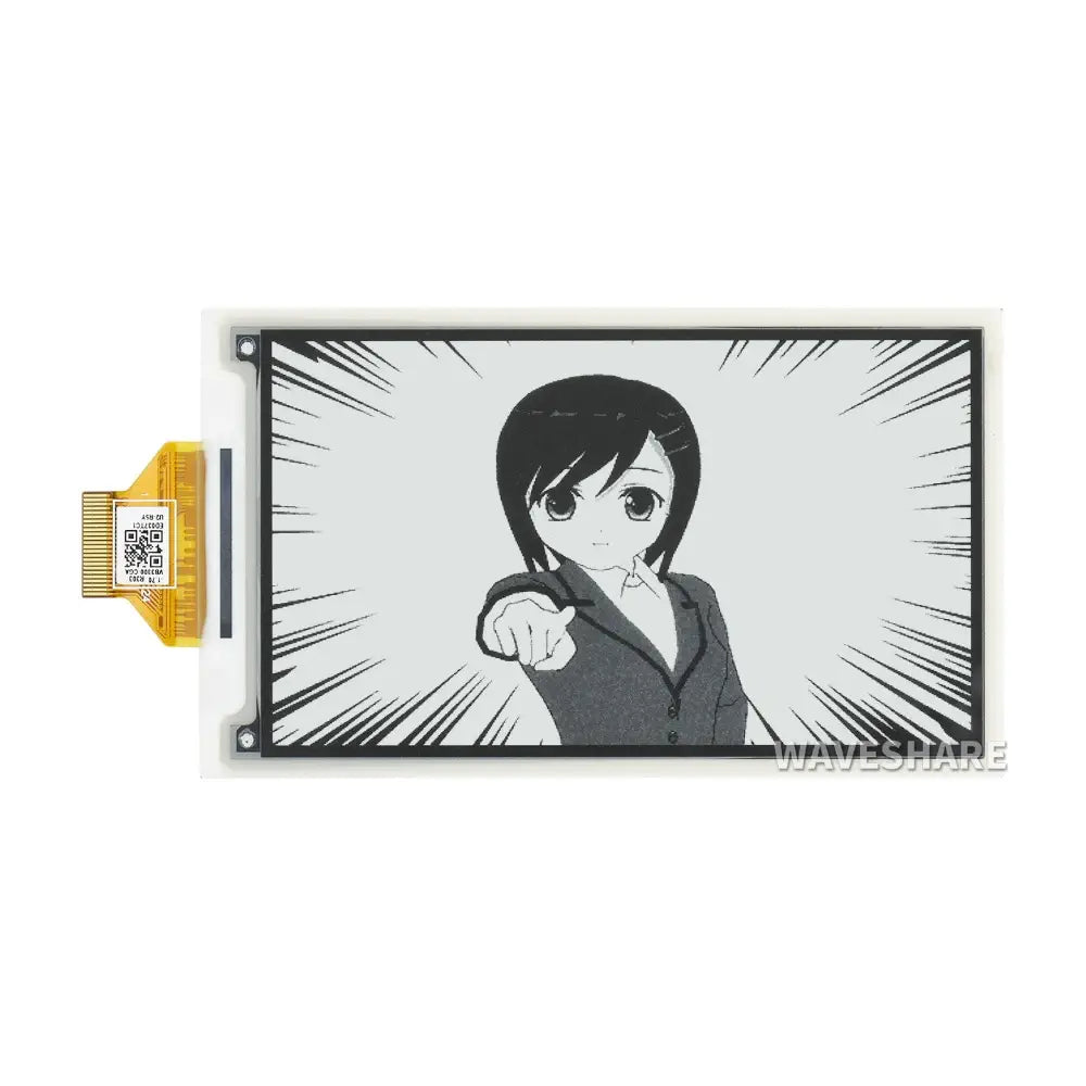 Waveshare 3.7" e-Paper E-Ink Raw Display, 480×280, Black/White, 4 Grey ...
