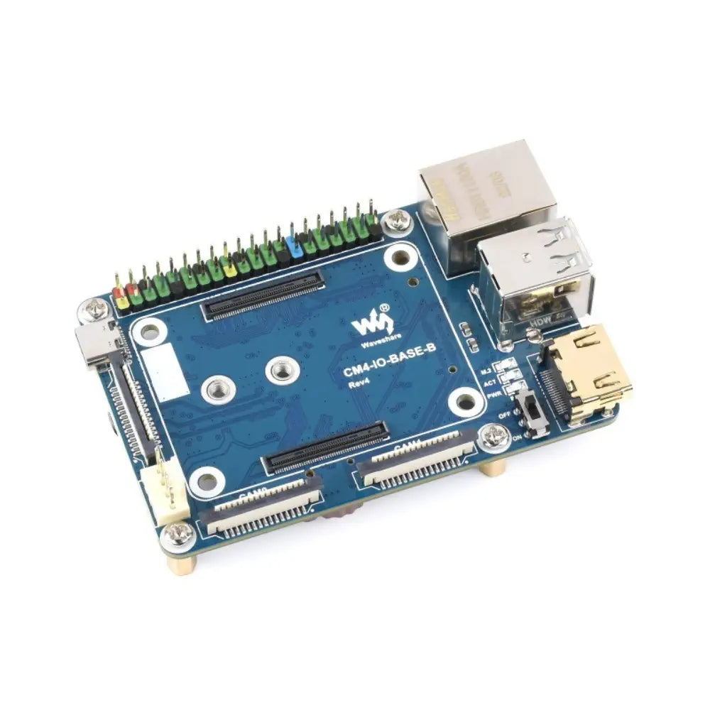 Waveshare CM4-IO-BASE-B + USB HDMI Adapter für Raspberry Pi Compute ...