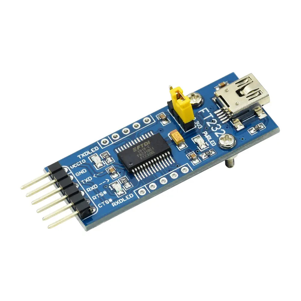 Waveshare FT232 USB UART Board, USB to TTL Communication Module - RobotShop