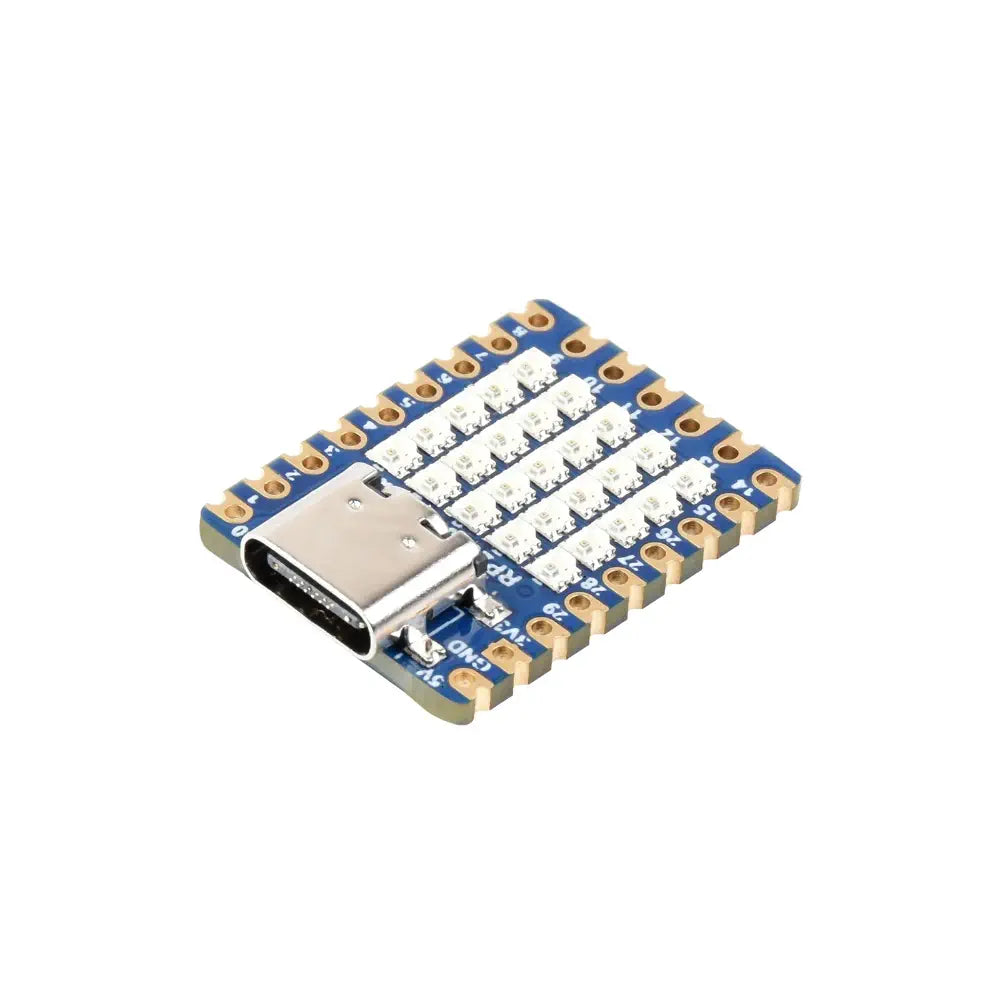 Waveshare RP2040-Matrix Development Board, Onboard 5 RGB LED Matrix ...
