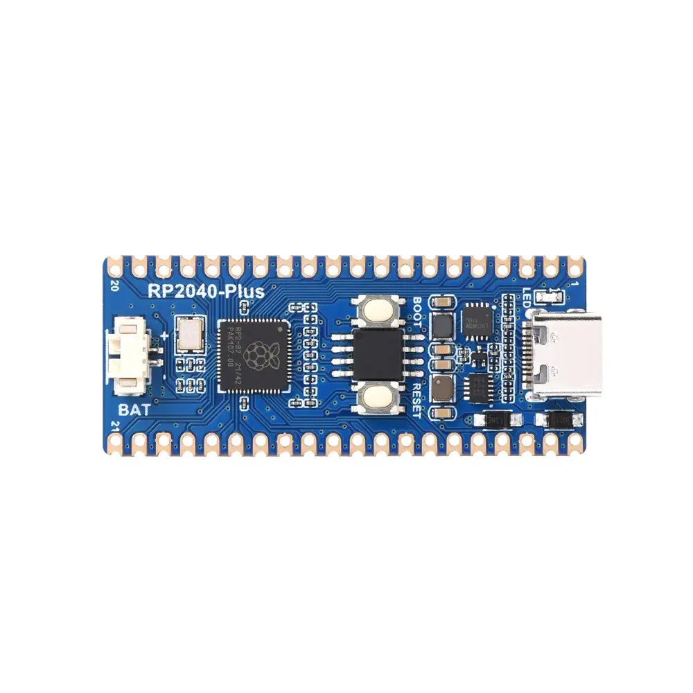 Waveshare RP2040-plus 16MB, Pico-Like MCU Board Based on RP2040, w/o ...