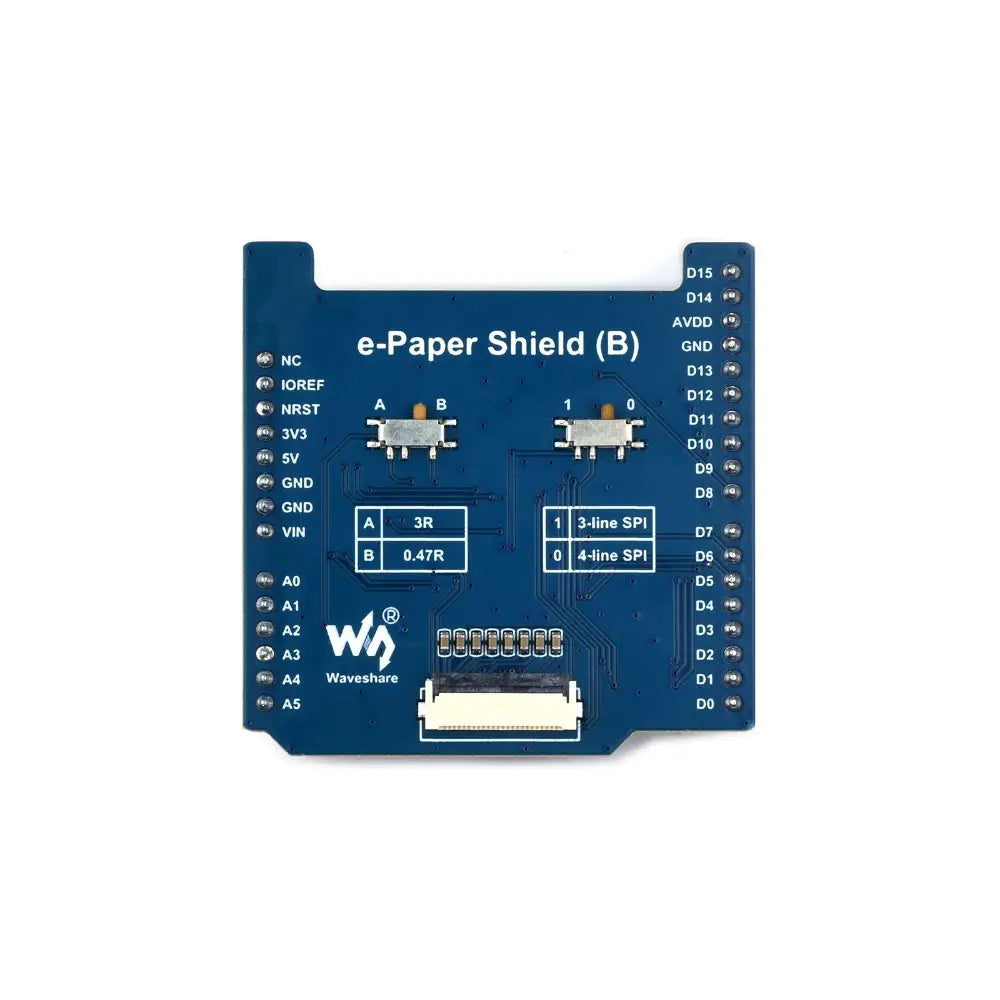 Waveshare Universal E-Paper Raw Panel Driver Shield (B) for NUCLEO ...