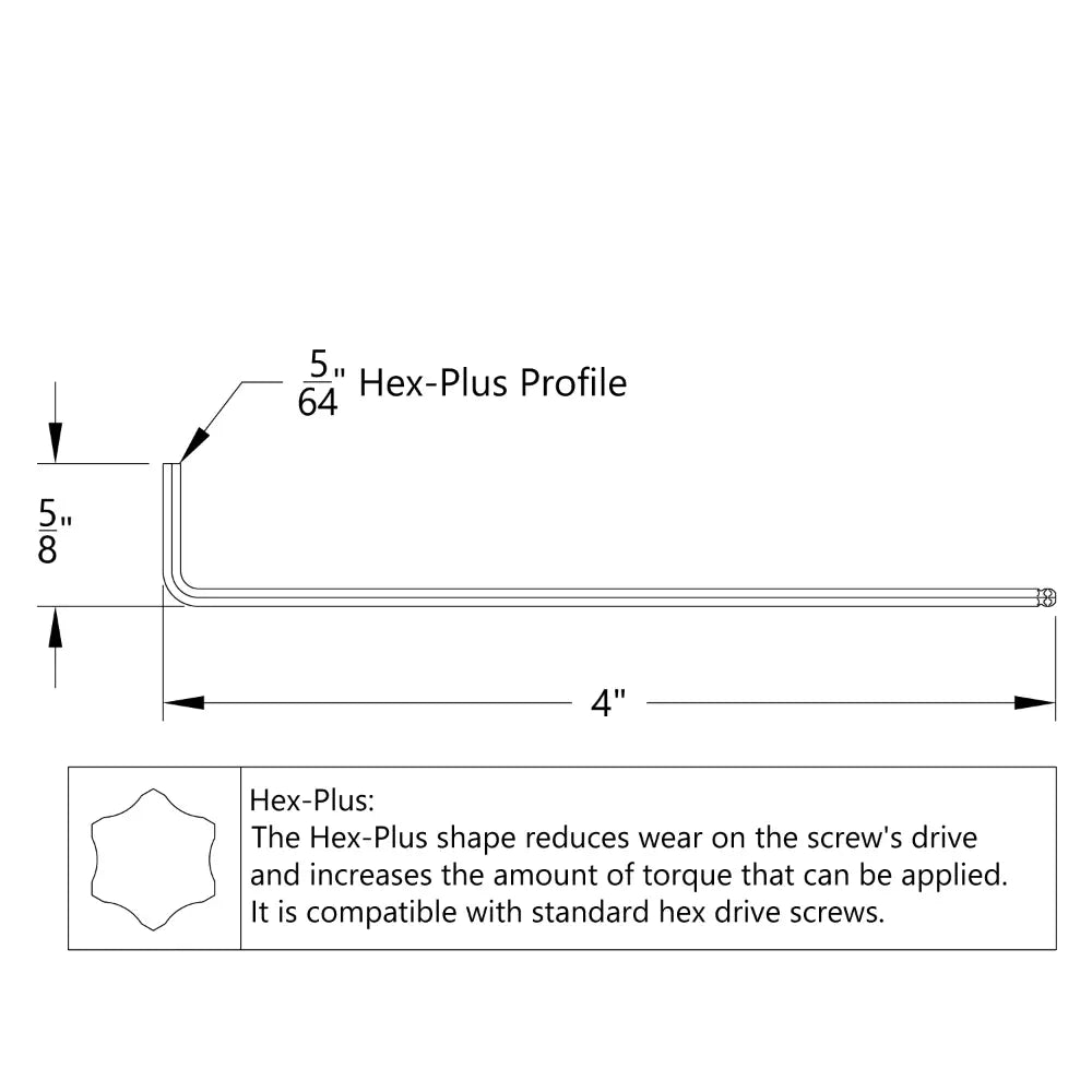 Wera Tools 5/64" Ball End Hex-plus L-Key - RobotShop
