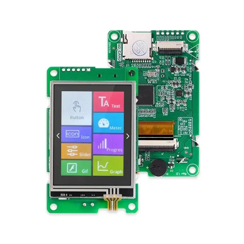 Wizee 2.4-Inch 240x320 HMI Touch Display, Wi-Fi & BLE - RobotShop