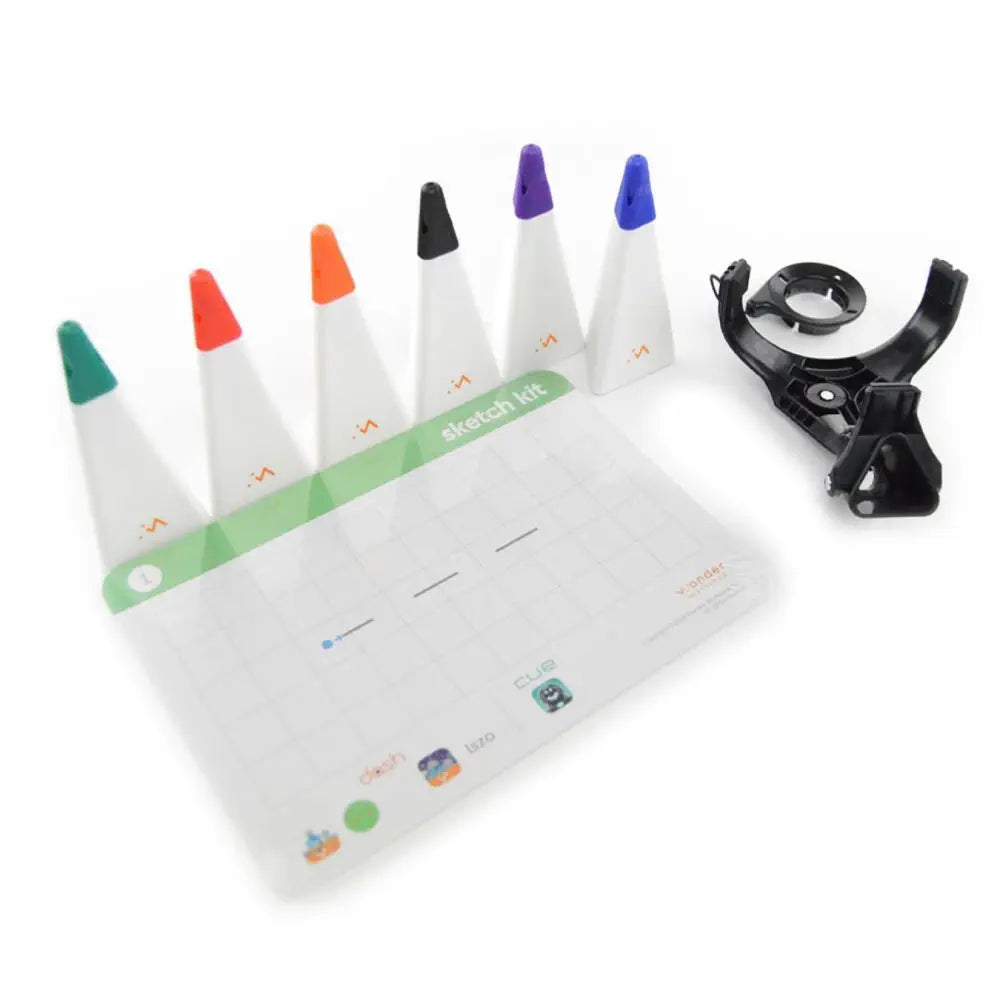 Wonder Workshop Dash & Cue Robots Sketch Kit - RobotShop